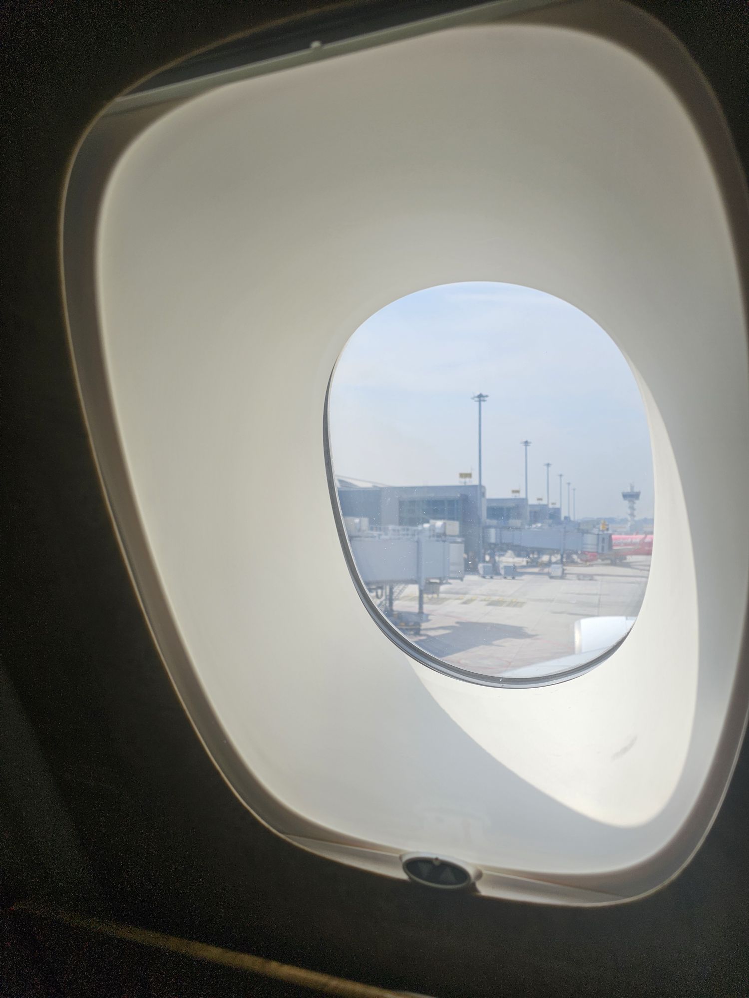 Emirates A388 interior january 2025 business class window is too far ...